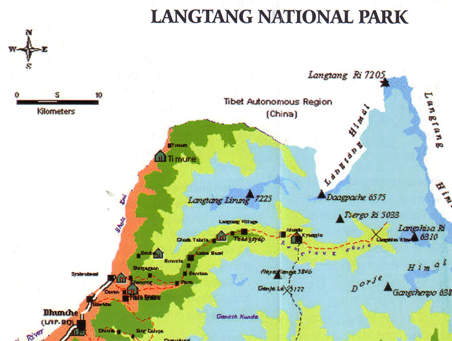 Langtang Maps & Facts - Realworld Adventures